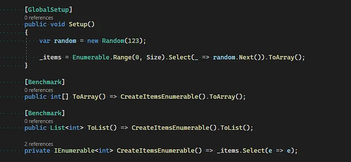 .NET — ToList vs ToArray | code-corner.dev